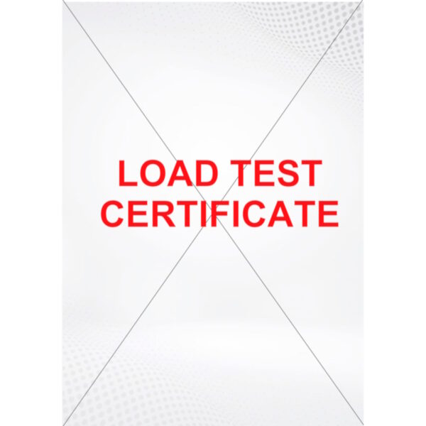 Load Test Certificate - Pallet Truck Shop